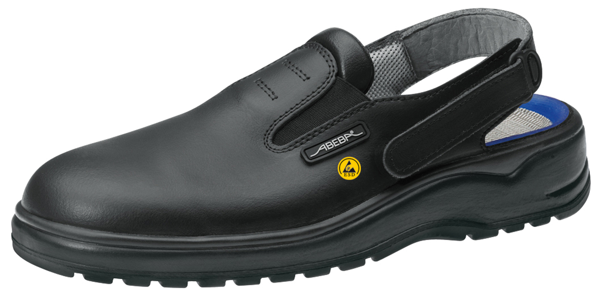 ABEBA ESD-Sicherheitsschuh light, Clog schwarz ESD, ESD-gerecht nach ...